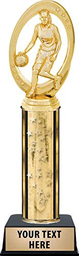 Crown Awards Basketball Champion Female Trophies, Gold Stars Girls ...