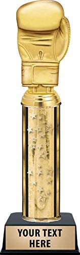 Boxing Trophy, Gold Stars Boxing Glove Boxing Trophies, Boxing Awards ...