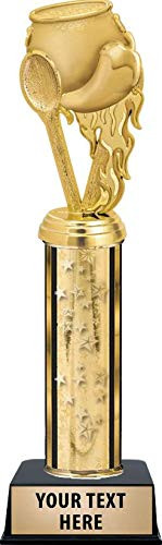 Crown Awards Cooking Chili Pot Trophies - Gold Stars Cooking Chili Pot ...