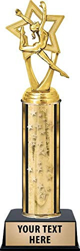 Crown Awards Gymnastics Star Female Trophies - Gold Stars Gymnastics ...