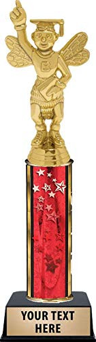 Spelling Bee Trophies, Red Stars Spelling Bee Trophy Award with ...