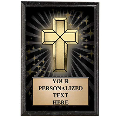 Religious Cross Plaques, 5 x 7 Show Stopper Religious Cross Trophy ...