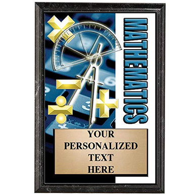 Math Plaques, 5 x 7 Show Stopper Academic Math Trophy Plaque for Kids ...