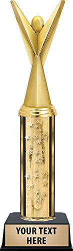 Crown Awards Achievement Victory Figure Trophies, Gold Stars ...