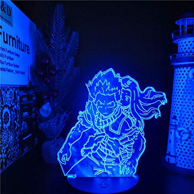 3D Night Light for Boys,Hero Academia Midoriya Izuku Eri Led ANIMEs My ...