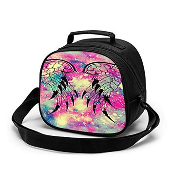 Insulated Lunch Bag Hipster Wings Galaxy Lunch Box Keep Your Food Cool ...
