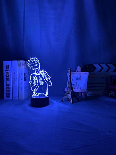 3D Optical Illusion Anime Lamp Anime Haikyuu Tendou Satori Birthday ...