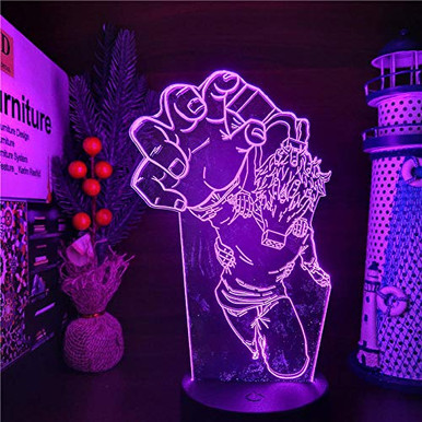 3D Night Light Boku No Hero Academia Shigaraki Tomura Led Anime Lamp S ...