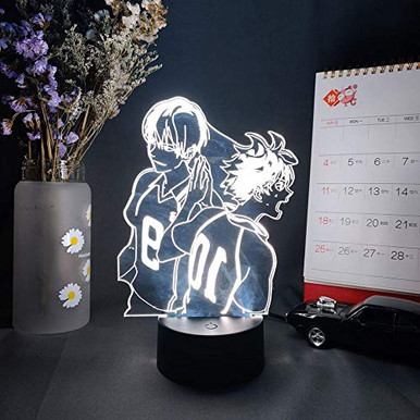 3D Lamp Anime Light Anime Led Light Hinata Shoyo and Kageyama Tobio ...
