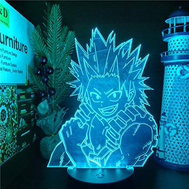 3D Night Light Illusion Lamps Boku no Hero Academia Kirishima Eijiro ...