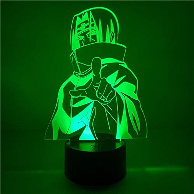LBINGKJ 3D Night Light Illusion Anime lamp Anime Figure Uchiha Itachi ...