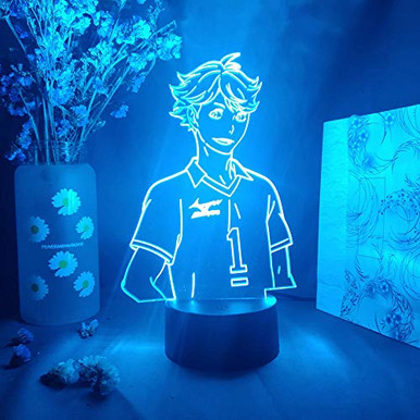 Chrisdeer 3D led lamp 3D Illusion lamp Anime Haikyuu Figure Oikawa ...