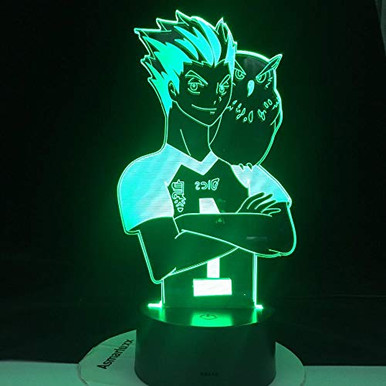 3D Anime led lamp for Kids Boys Anime Haikyuu Hinata Shoyo Sugawara ...