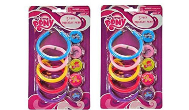 My Little Pony 5pk Bracelet Pen x 2 pack - Warehousesoverstock