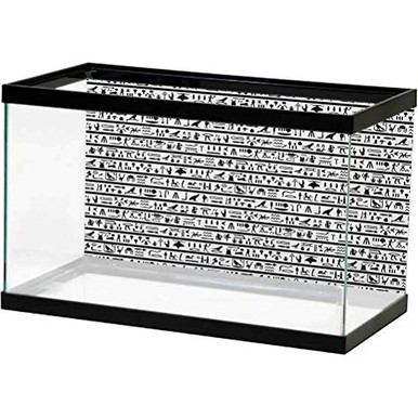 ScottDecor Egyptian Aquarium Backdrop Sticker Historical Language ...