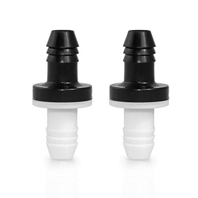 QWORK 2 Packs 3/8 inch 10mm Check Valve ABS OneWay Check Valve for Fuel ...