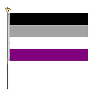 FRF Asexual Pride Flag 3x5 ft ACE Asexuality LGBTQ Flags Vivid Color ...