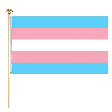 FRF Transgender Pride Flag 3x5 ft Outdoor Rainbow LGBT Flags Blue Pink ...