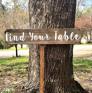 Find Your Table Sign, Seating Chart Sign, Seating Chart Wedding Sign ...
