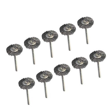DOITOOL 10pcs Wire Brushes Set Steel Wheel Brushes Wire Wheels Pen ...