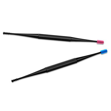 Doublesided Earpick Soft Silicone Spiral Rotating Ear Wax Remover Ears ...