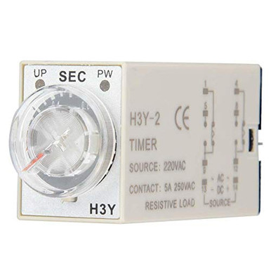 Digital Delay Timer H3Y2 Power On Time Relay Pointer Control Delay ...
