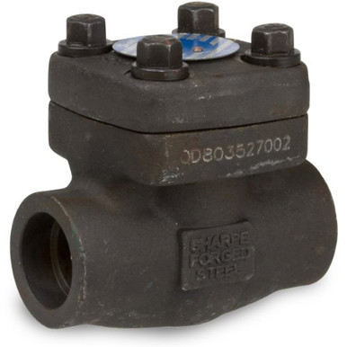Sharpe Valves 24834SC Series Carbon Steel Swing Check Valve, Class 800 ...