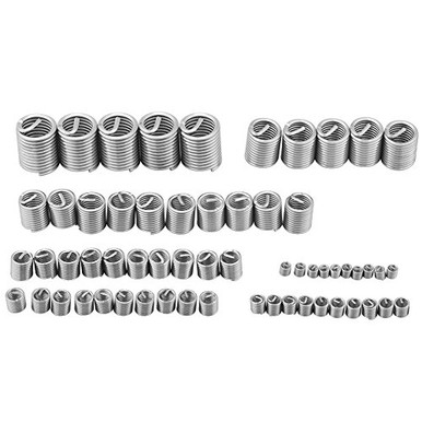 60pcs Coil Inserts Stainless Steel Thread Repair Kit, M3 M4 M5 M6 M8 ...