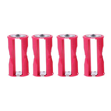 FEIlei Conversion Tube, 4AAA to C Size Parallel Cell Adapter Battery ...