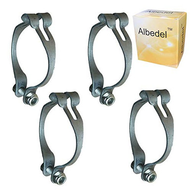 Albedel 4 Pcs Metal Ring Firmly to Frame MTB Bike Cable Guide Brake ...