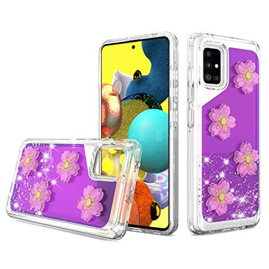 KACHEN Cell Phone Case for Samsung Galaxy A51 5G, with Glitter Powder 2 ...