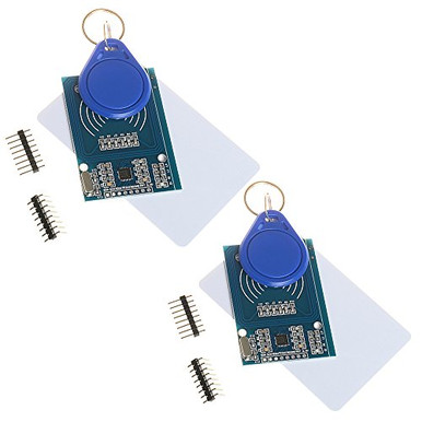 Anmbest 2PCS MF RC522 RFID RF IC Card Sensor Module and Mifare1 S50 ...