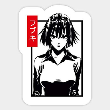 Fubuki One Punch Man - Sticker Graphic - Car Vinyl Sticker Decal Bumper ...