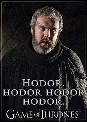 Ata-Boy Game of Thrones Hodor 2.5" x 3.5" Magnet for Refrigerators and ...