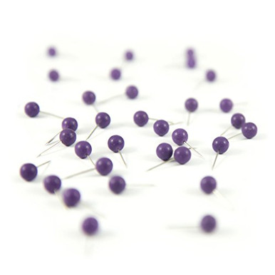 Purple Map Tacks Push Pins by Conquest Maps 1 4" pin Head w Matte ...