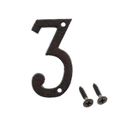 Iron House Address Numbers and Letters Vintage Cast Wrought Iron Home ...