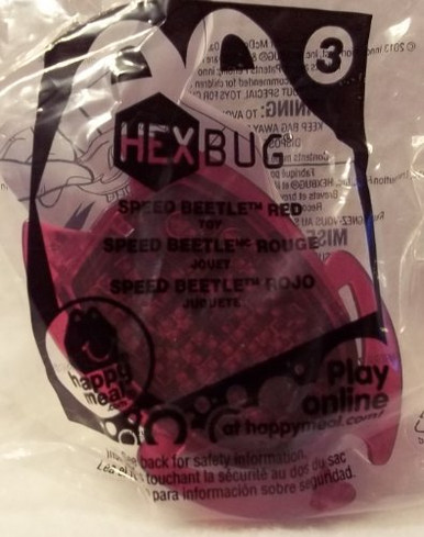 McDonald's Happy Meal Toy - 2013 Hex Bug Hexbug - Speed Beetle Red ...