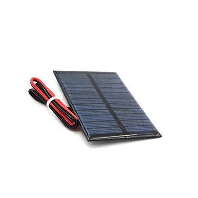 WEIJ 80mm x 55mm 5.5V 100mA Poly Mini Solar Cell Panel Module with 30cm ...