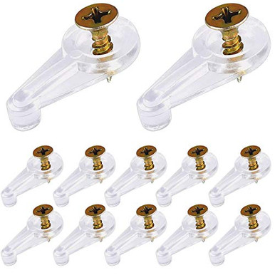 30 Pack Glass Door Retainer Clips Kit YUTOU Plastic Glass Panel Clips ...