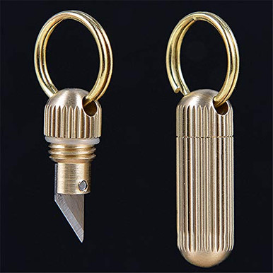SZHOWORLD Brass Capsule Knife - EDC and Practical Pocket Knife ...