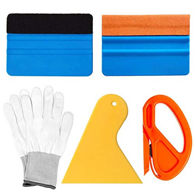 Aoxing Vinyl Wrap Application Tool Kit Window Film Tint Kit with Vinyl ...