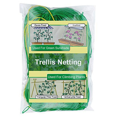 Zivisk Trellis Netting for Climbing Plants 6Ft x 12Ft Heavy Duty Garden ...