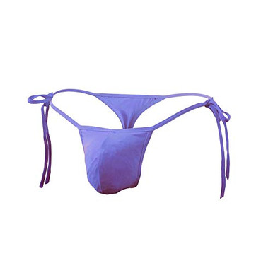 Mens Sexy ice Silk Bikini Tie Side G String T Back Thongs Briefs ...