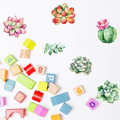 36 Pcs Succulent Decals for Wall Succulents Classroom Decorations for ...