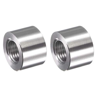 uxcell Round Weld Nuts G1 4 Weld on Bung Female Nut Threaded ...