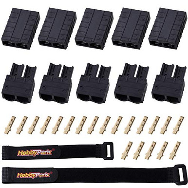 Hobbypark RC Battery Connector Plugs Unassembled NiMh Lipo Battery ...