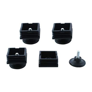 uxcell Leveling Feet 50 x 50mm Square Tube Inserts Kit Furniture Glide ...