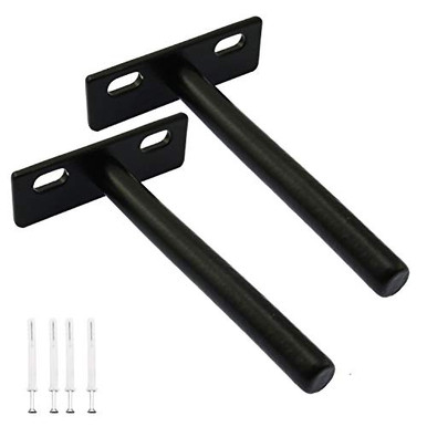 DTTRA 2pcs 4 inches Blind Shelf Supports Invisible Concealed Partition ...