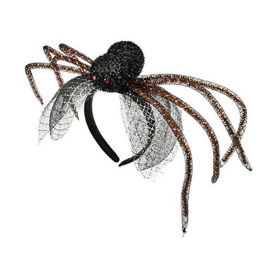 Merroyal Day of The Dead Spider Web Headband Halloween Costume ...
