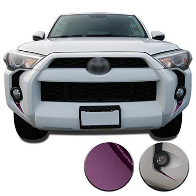 Optix Fog Light Bezel Fangs Precut Vinyl Wrap Overlay Kit Compatible ...